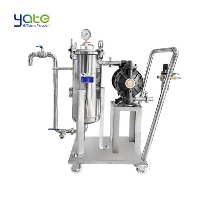China Stainless Steel Bag Filter Housing 16 Bar 0.5-500 μm for Wine Filtration for sale