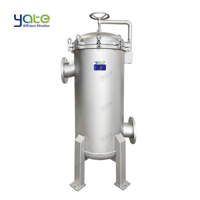 China 40 Inch 7 Core High Flow Stainless Steel Multi Cartridge Water Filter Housing 0.5-500 μm for sale