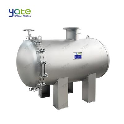 China Stainless Steel Pleated Filter Housing 0.22 Micron 0.6Mpa Large Flow 40 Inch Cartridge for sale