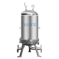 China Stainless Steel Cartridge Filter Housing 0.6Mpa Working Pressure 0.2μm Filtration Precision for Liquid Filtration for sale
