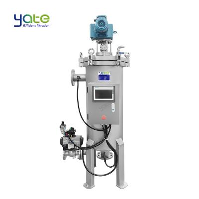China Full Auto Scraper Type Filter 304 SS 0.8MPa for Lithium Battery Slurry Processing for sale