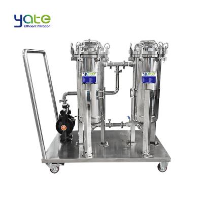 China Stainless Steel 304 Duplex Bag Filter Housing 2 to 60 Bags DN50 to DN300 for sale
