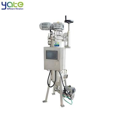 China 316 Stainless Steel Fully Automatic Self-cleaning Scraper Filter 0.8MPa for Latex Emulsion Glove Manufacturing for sale