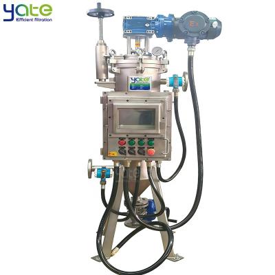 China Industrial Grade 306 Self-Cleaning Backwash Stainless Steel Scraper Filter 0.8MPa for Grease Lubricant Purification for sale
