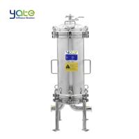China Sanitary Food Grade Stainless Steel 304 316 Micro Filter Cartridge Housing for Beer Yeast Liquid Filtration 0.6MPa for sale