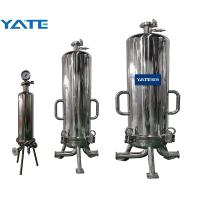 China 10 Inch Stainless Steel 304 Bag Cartridge Water Filter Housing for Beer Wine Filtration 1 Core for sale