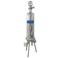 China Polished 316 Stainless Steel Membrane Pleated Filter Cartridge Liquid Filter Machine 10 to 40 Inch for sale