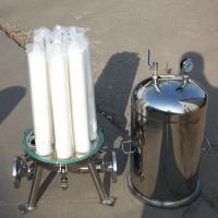 China 20 Inch Stainless Steel High Pressure Beer Filtration Housing 1.6 MPa 10 Micron for sale