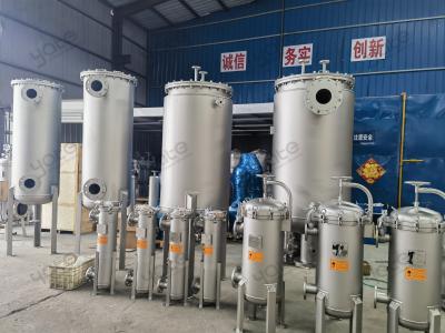 China Stainless Steel 304 316L Multi Bag Filter Housing High Flow 6 Bag Chemical Resin Filtration Equipment for sale