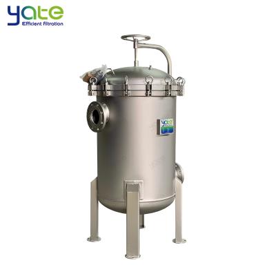 China 304 316L Stainless Steel Multi Bag Filter Housing for Industrial Water Treatment 6 Bag for sale