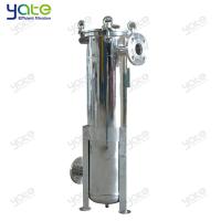 China 304 316L Stainless Steel Single Bag Filter Housing for Chemical Liquid Filtration 0.5-1000 Micron for sale