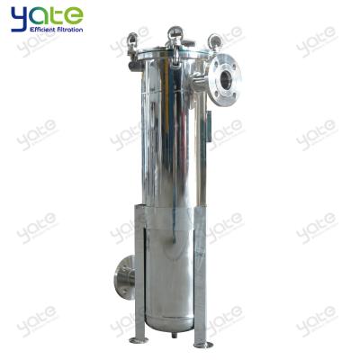 China 304 316L Stainless Steel Single Bag Filter Housing for Chemical Liquid Filtration 0.5-1000 Micron for sale