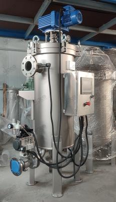 China Automatic External Scraper Self-Cleaning Filter 35-2000 Micron High Viscosity Liquid Filtration 800000 cP for sale