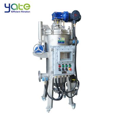 China Explosion Proof Stainless Steel 304 316 Internal Scraper Self Cleaning Filter Housing 20 500 Micron for sale