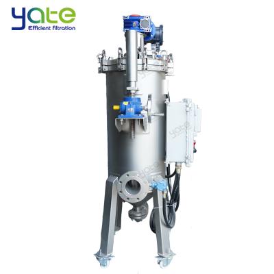 China High Precision Explosion-Proof Automatic Stainless Steel 304/316 Internal Scraper Self-Cleaning Filter Housing 20-500 Micron for Fine Chemicals for sale