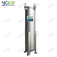 China Industrial Single Bag Filter Housing Stainless Steel 304 316L High Flow 0.5-1000 Micron for sale