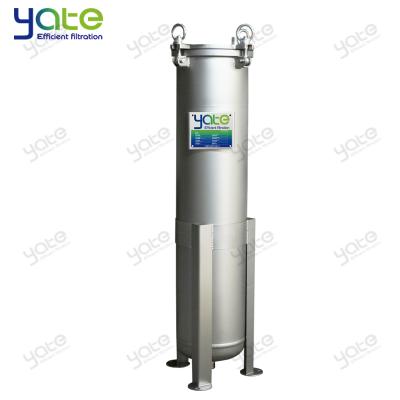 China Industrial Single Bag Filter Housing Stainless Steel 304 316L High Flow 0.5-1000 Micron for sale
