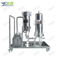 China Sanitary SS304/316L Cartridge Filter Housing 10-40 Inch 0.1-100 Micron for Food Beverage Dairy Sterile Purification for sale