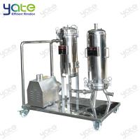 China Food Grade PP Pleated Cartridge Filter 0.2 Micron Absolute for Beer Wine Beverage Sterile Filtration with Trolley for sale