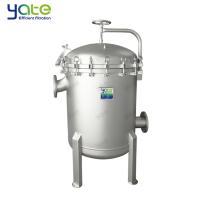 China Stainless Steel 304 316 Multi Bag Filter Housing High Flow 1000 Micron Industrial Liquid Filtration for sale