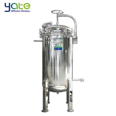 China 304 316 Stainless Steel Multi Bag Filter 0.1um High Precision Industrial Chemical Paint Wastewater Treatment for sale