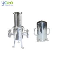 China 304 316L Stainless Steel Cartridge Filter Housing 10 20 Inch High Flow Precision Solid Liquid Separation for sale