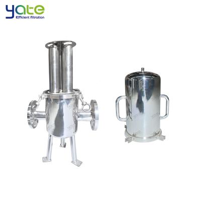 China 304 316L Stainless Steel Cartridge Filter Housing 10 20 Inch High Flow Precision Solid Liquid Separation for sale