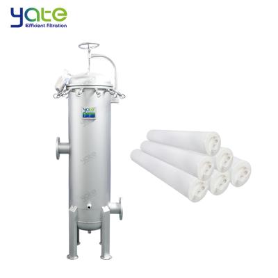 China Stainless Steel Cartridge Filter Housing SS304 316 1.0MPa for Industrial Water Treatment for sale