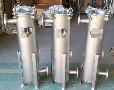 China High Flow Side Entry Single Bag Filter Housing 304 316 Stainless Steel Customizable for sale