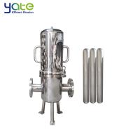 China Stainless Steel Water Filter 0.1 μm Precision 10 20 Inch Custom Size for Drinking Water Aquaculture for sale