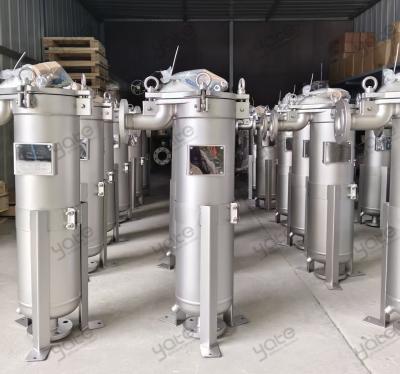 China Stainless Steel 304 316L Single Bag Filter Housing 0.5-1000 Micron for Paint Food Beverage for sale