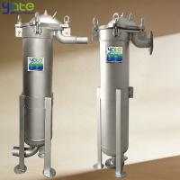 China 304 316 Stainless Steel 1.6 Mpa Single Bag Filter Housing for Paint Ink Coolant Filtration for sale