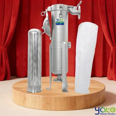 China 1.6 MPa High Pressure 304 316 Stainless Steel Single Bag Filter for Industrial Water Filtration for sale