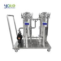 China Sanitary Cartridge Filter Housing 10 20 30 Inch 304 Stainless Steel for Beverage Wine Juice Filtration for sale