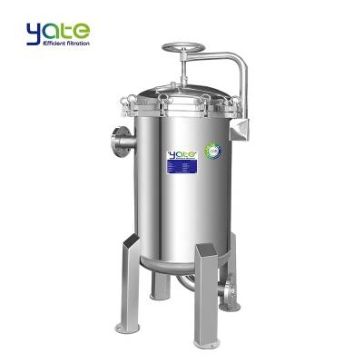 China Stainless Steel 304 High Precision Cartridge Filter Water Treatment 0.6MPa 1T Flow for sale