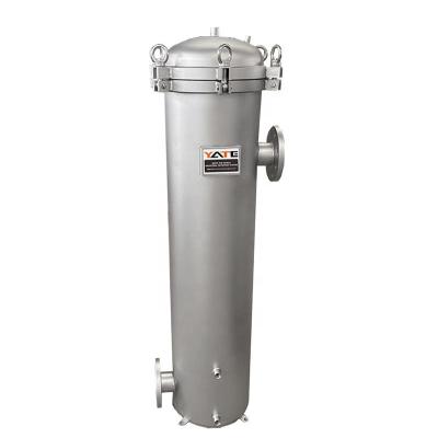 China Stainless Steel Multi Cartridge Filter Housing 0.6MPa for Water Treatment 10-40 Inch for sale