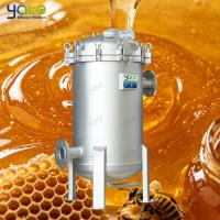 China Sanitary Grade Stainless Steel Multi Bag Filter Housing 1-24 Bags 0.6MPa for Beverage Brewing for sale