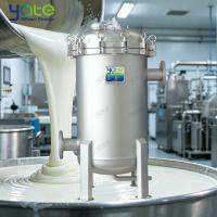 China Chemical Industry Multi Bag Filter Housing 1-24 Bags 0.6MPa for High Viscosity Slurry Glue Resin for sale