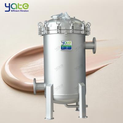 China Stainless Steel Multi Bag Filter Housing 1-24 Bags 0.6MPa for High Viscosity Paint Coating Latex Filtration for sale