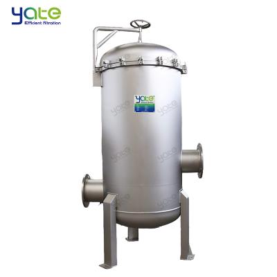 China SS316L Cartridge Filter Housing 1.0MPa for Fine Chemical Electroplating Wastewater for sale