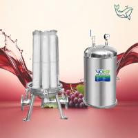 China Food Grade Micropore Cartridge Filter Mirror Polished Housing For Edible Oil Wine Dairy Mineral Water Impurity Removal Equipment for sale