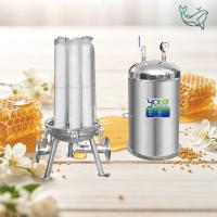 China Sanitary Micropore Cartridge Filter SS304 Mirror Polished Stainless Steel For Raw Honey Syrup Bee Honey Impurity Removal Fine Filtration Equipment for sale