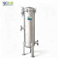 China 304/316L Stainless Steel Cartridge Filter Housing For Wastewater Treatment Industrial Sewage Reclaimed Water Suspended Solids Removal for sale