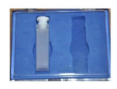 China Quartz Glass Cuvette for Spectrophotometer 10mm Path Length 3.5mL Optical Cuvette for sale