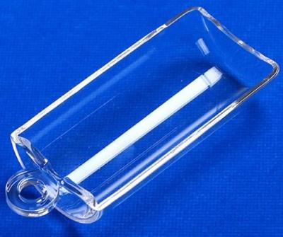 China Customized Flat or Round Bottom Transparent Quartz Tube 1200°C Acid Corrosion Resistance for sale