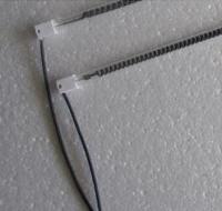 China Carbon Fiber Infrared Heating Element 1100C Transparent Quartz Tube with Tungsten Molybdenum Electrodes for sale