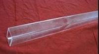 China Transparent Cuboid Quartz Tube Square Mouth Glass Quartz Pipe 99.99% Purity 1250°C Operating Temperature for sale