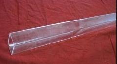 China Transparent Cuboid Quartz Tube Square Mouth Glass Quartz Pipe 99.99% Purity 1250°C Operating Temperature for sale