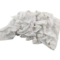 China Factory Direct Sale Industrial Wiping White Cotton T-Shirt 20 KG Rags for sale