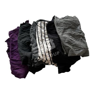 China Fast Delivery 1kg Super water oil absorbency Grade A Mixed color Rags Industrial Cotton Wiping Rags for cleaning Industr for sale